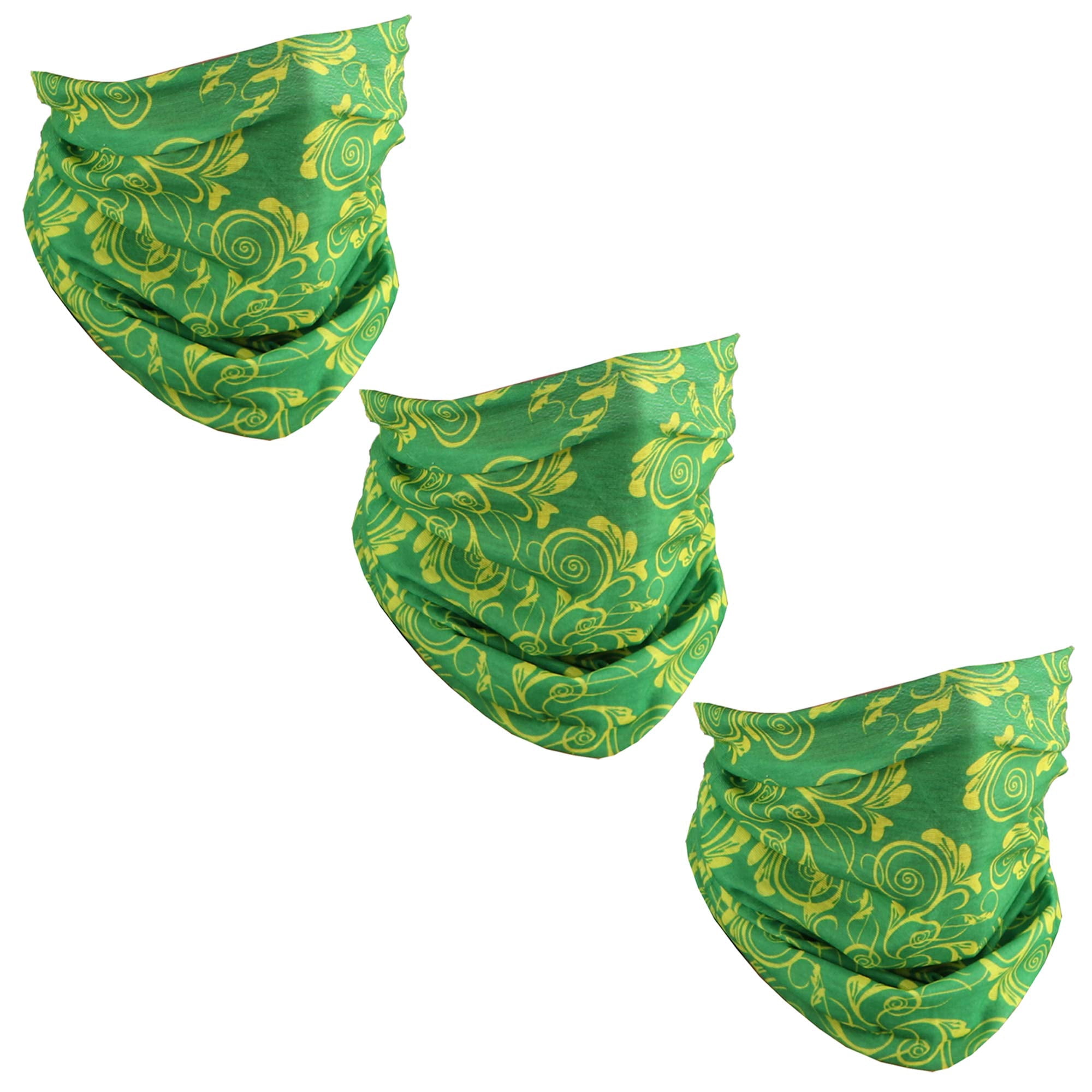 Set of 3 Neck Gaiter Seamless Face Mask Tube - Walmart.com