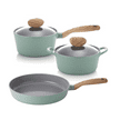 (Set of 3) Neoflam Retro Green Demer Cookware Set | Die-Cast, Various ...
