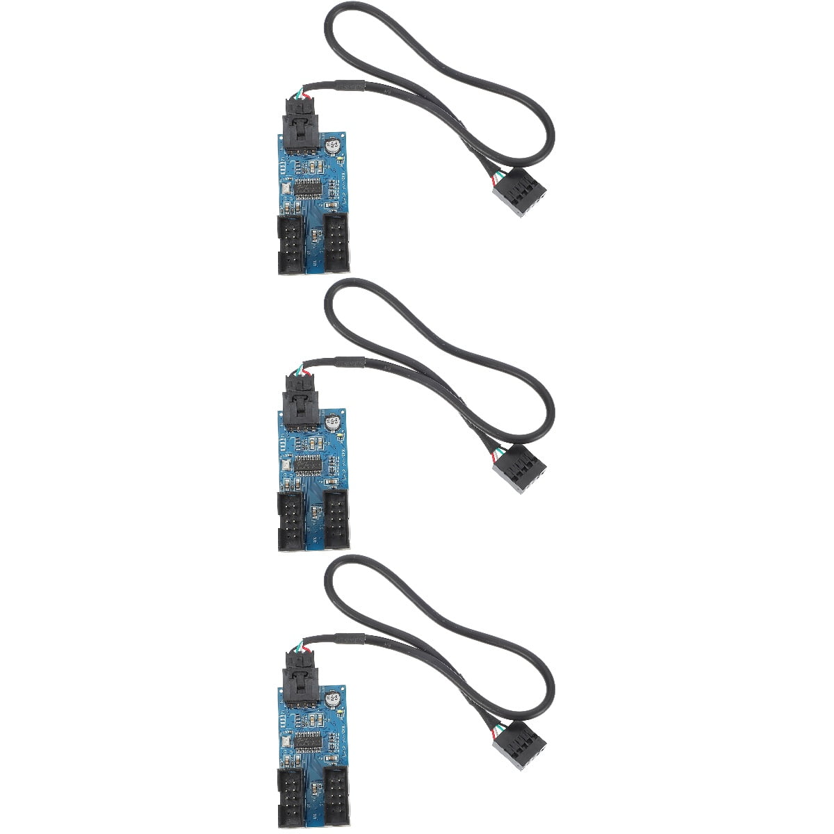 Set of 3 Networking USB Splitter Riser Card Small Size Hub Practical ...