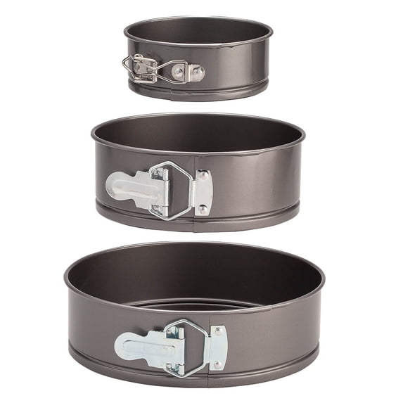Set of 3 Nonstick Spring Form Pans by Home Marketplace - Walmart.com