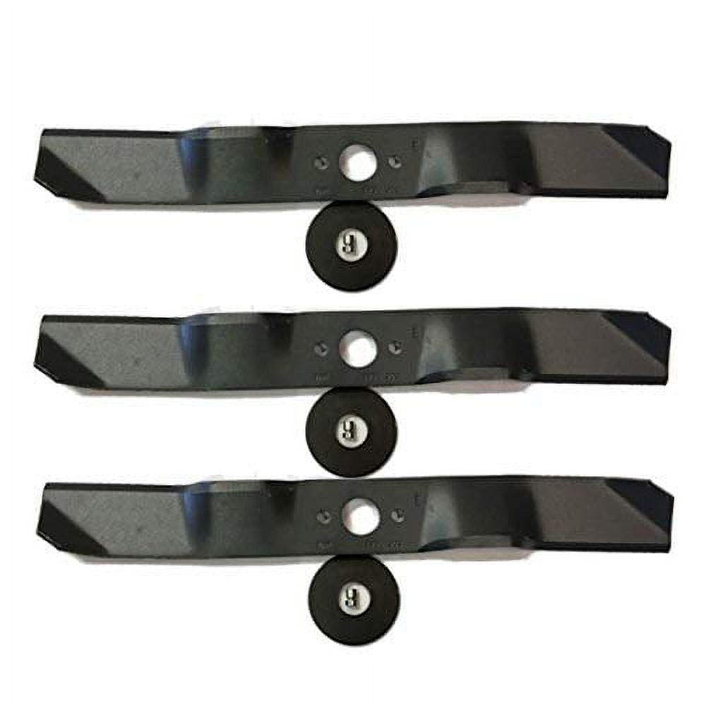 Set of 3 OEM Husqvarna Mower Blade Kit 531007585 Rider 155 16 15 ...