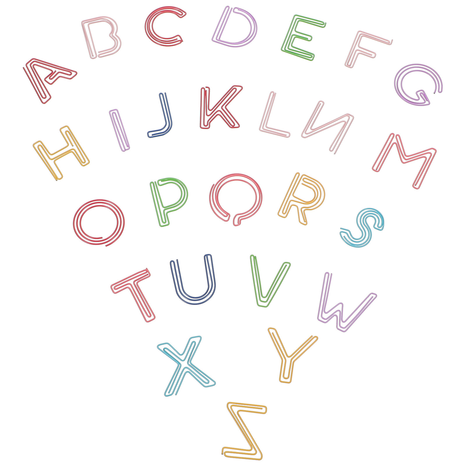 Set of 3 Paper Clip Rose Gold Holder Clamps Bookmarks Decoration Office ...