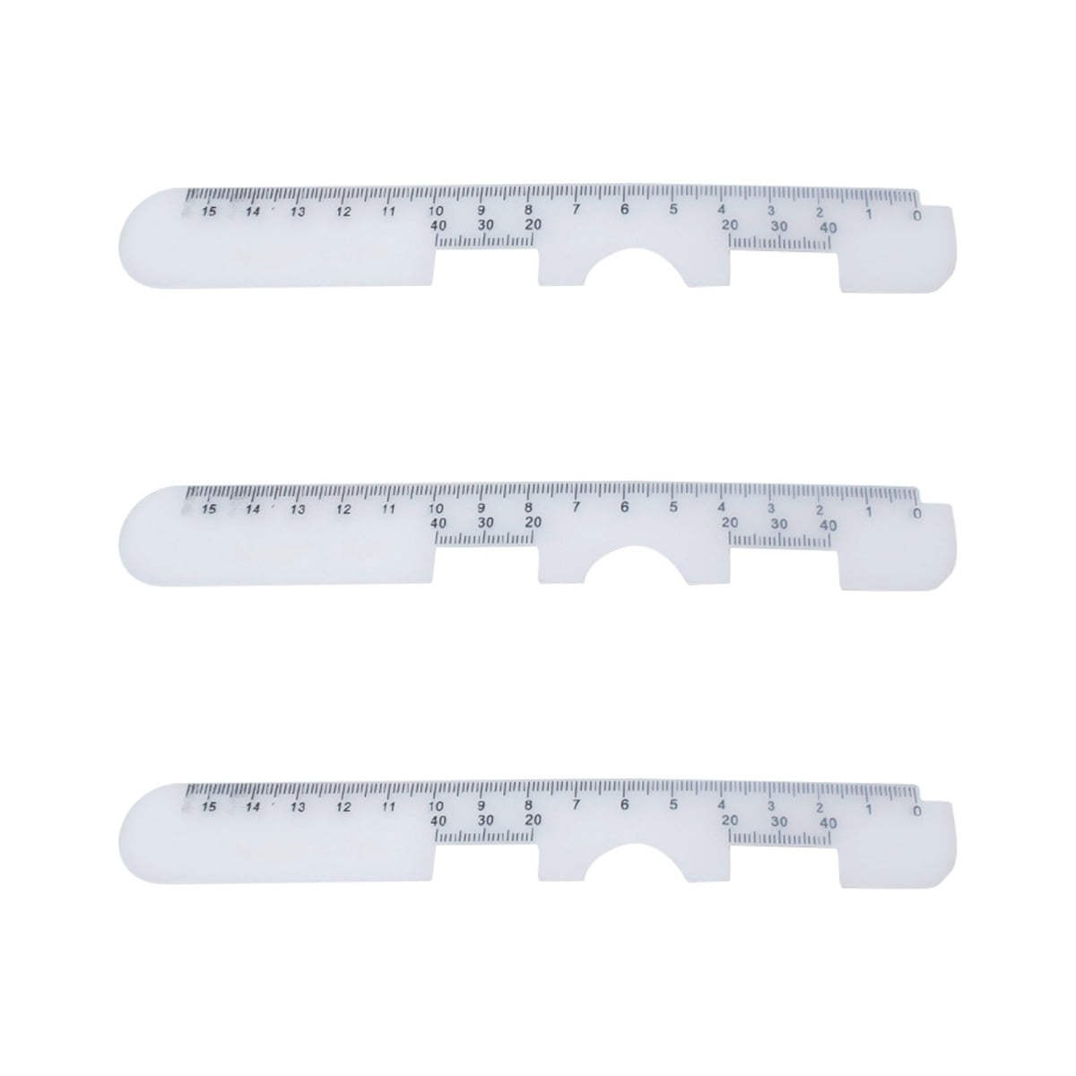 Set of 3 Pd Distance Ruler Pd Rulers Ophthalmic Tool 17.50X2.20X0.05CM ...