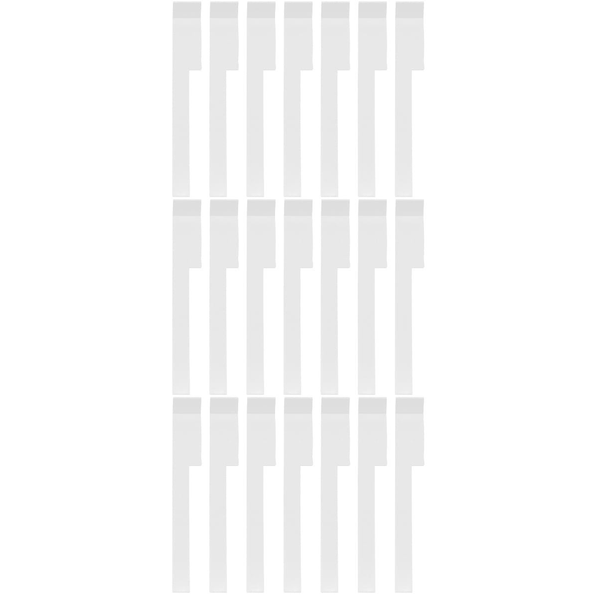 Set of 3 Piano Keytop Keyboard White Skin Musical - Walmart.com