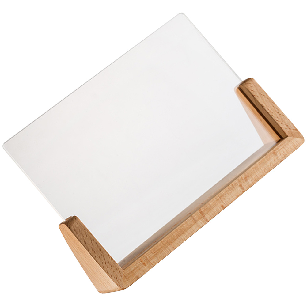 Set of 3 Picture Frames Display Shelf Wood Photo Frame Blank Picture ...