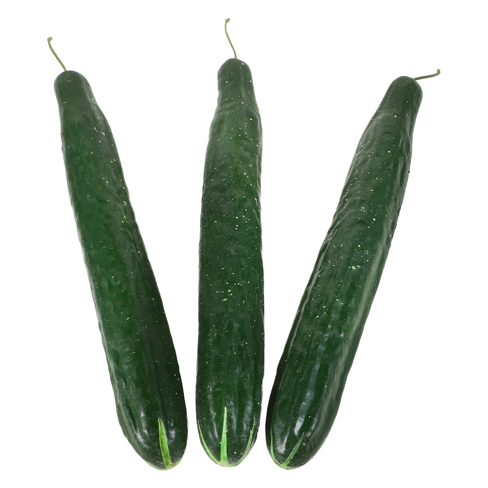 Set of 3 Plastic Cucumber Fake Plants Lifelike Models - Walmart.com