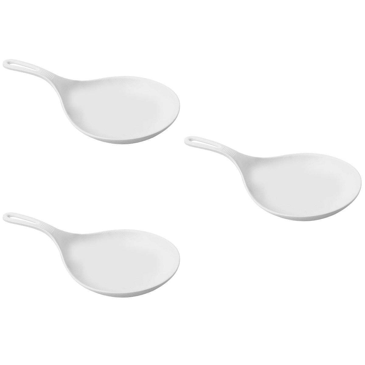 Set of 3 Plate Veggie Tray Sauce Dish Handheld Food Bowls Sushi Tray ...