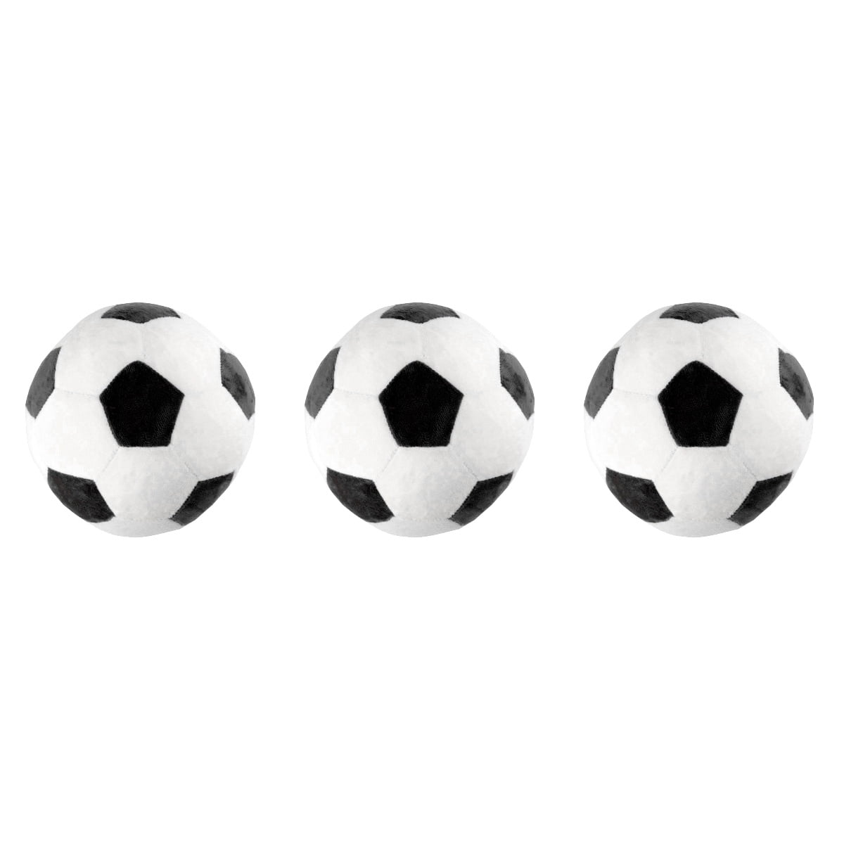 Set of 3 Plush Toy Educational Plaything Stuffed Football Cushions for ...