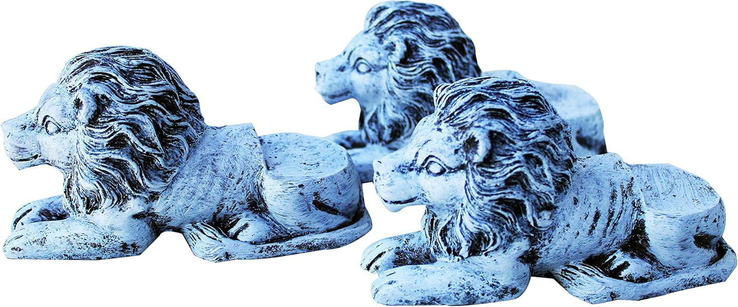 Set of 3 Poly Resin Shaped Pot Feet or Planter Risers (Large Size Shape ...