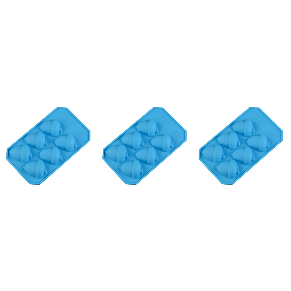 Set of 3 Pop Ice Mold Cube Trays for Freezer Pinon Nuts Molds - Walmart.com