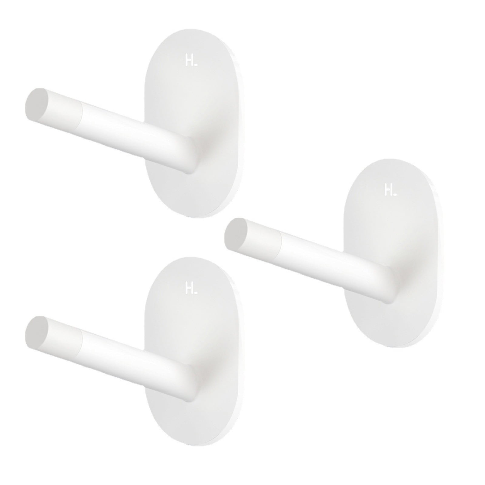 Set of 3 Practical ABS Hook Adhesive Hooks Space Saving Branch Hooks ...