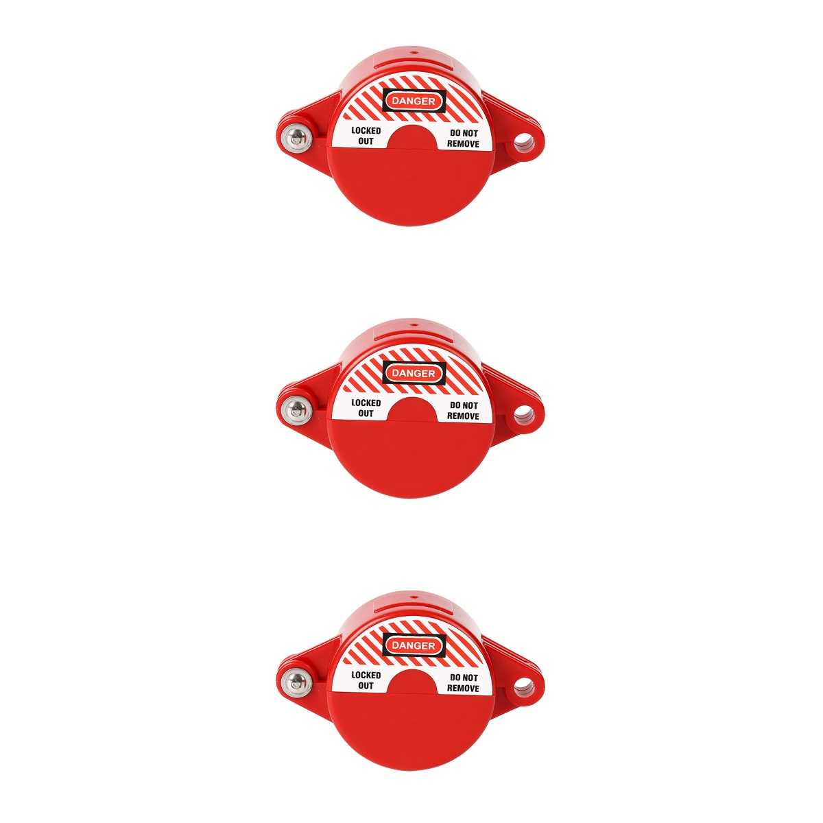 Set of 3 Propane Gas Tank Valve Lock Lockbox Industry Valves Locking ...