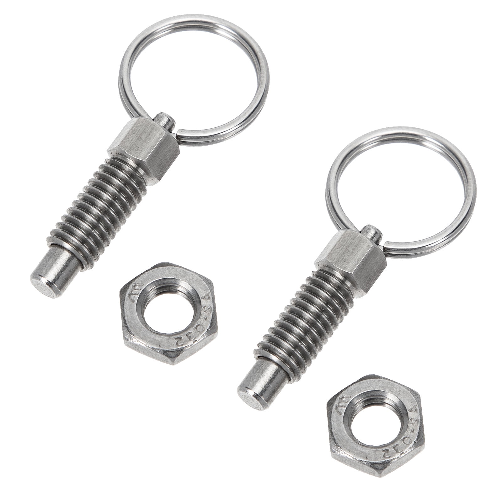 Set of 3 Pull Ring Indexing Plunger Large Safety Pins Coupler Band ...