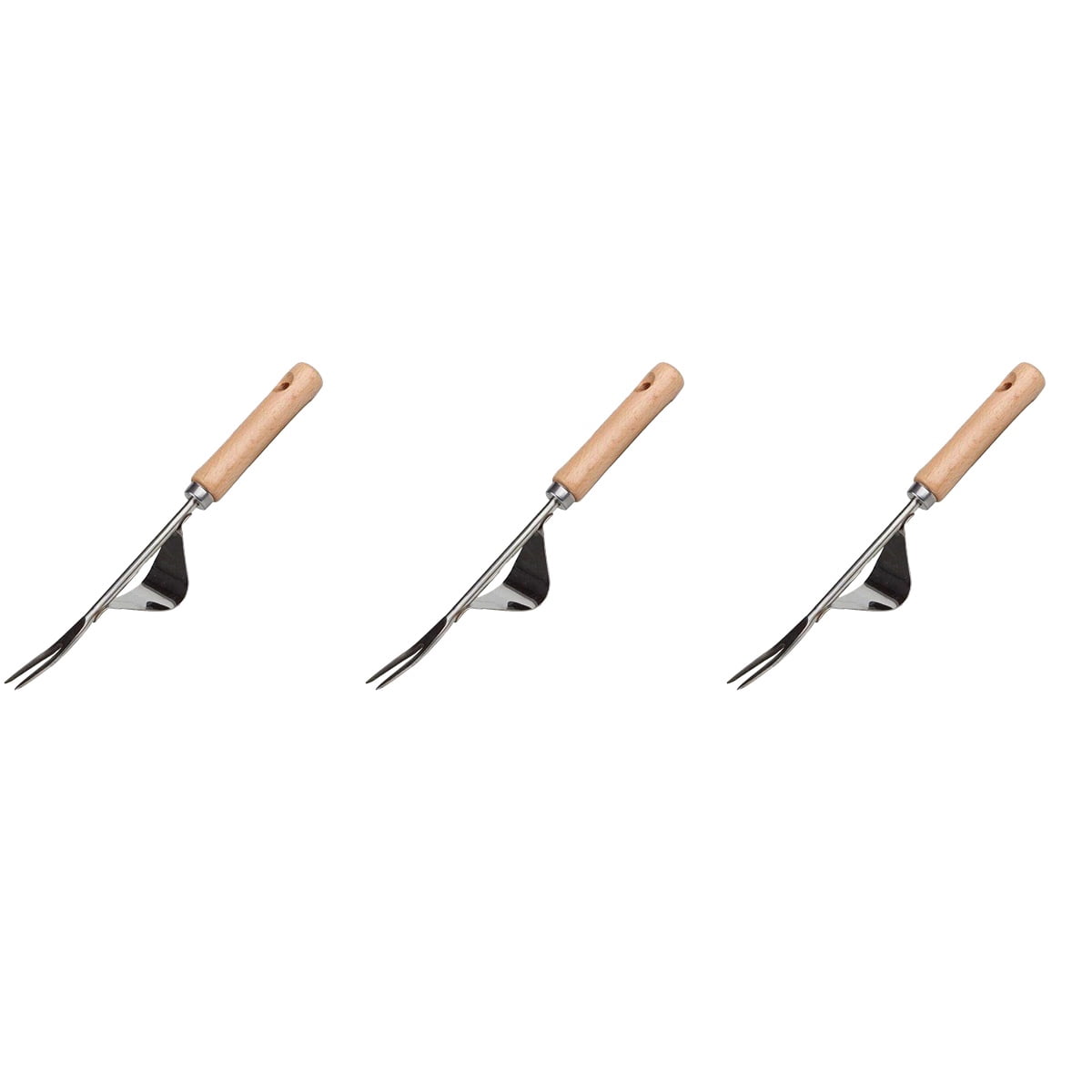 Set of 3 Puller Hoe Rake Stable Base Weeding Tool - Walmart.com