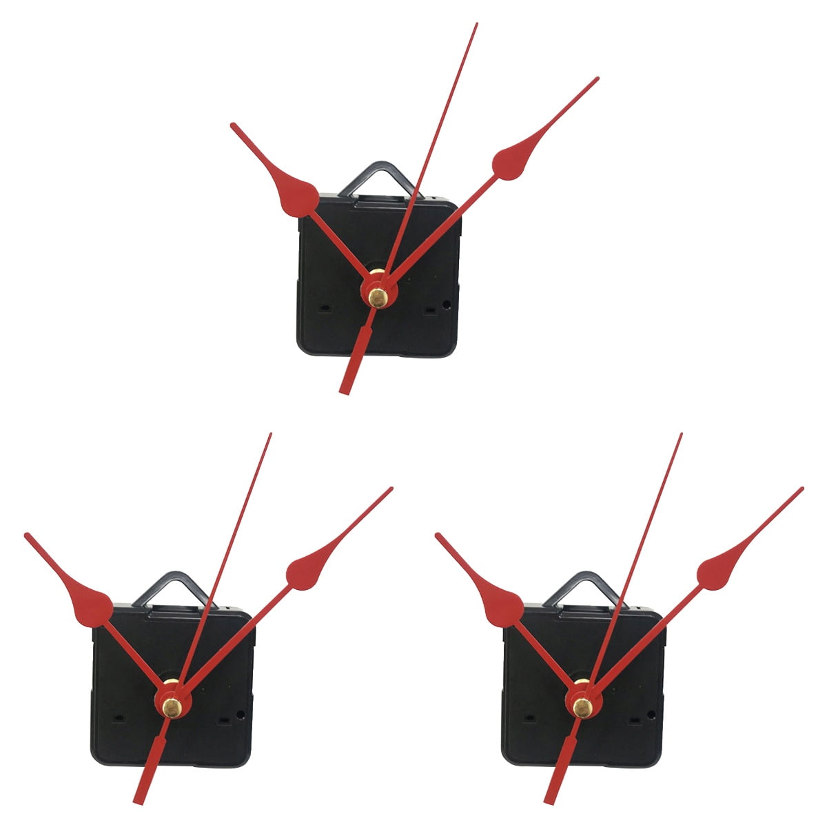 Set of 3 Quartz Clock Movement Hands Mechanism Alarm Clocks Bedside ...
