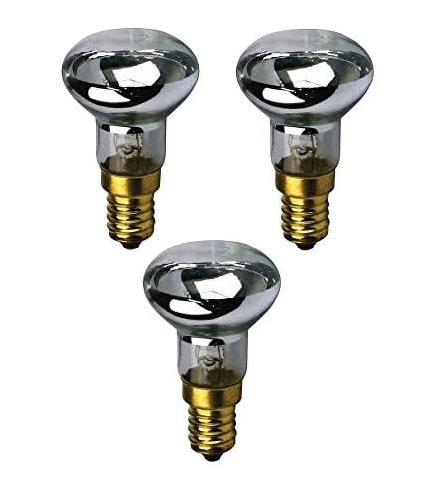 Low Wattage Set of 3 R39 E17 Light Bulbs for Lava Lamp, 30 Watt ...