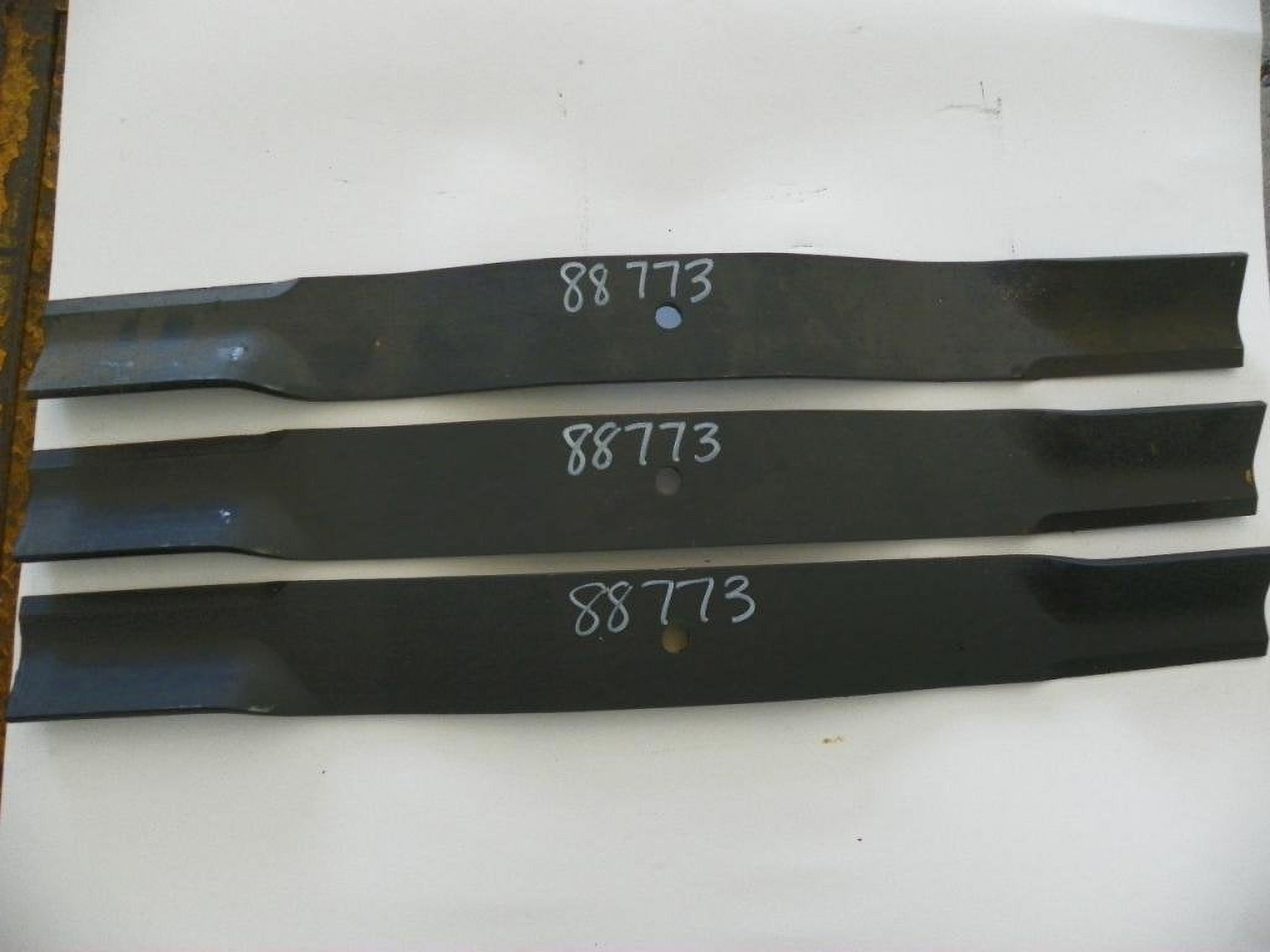Set of 3 Replacement Blades for Bush 72" Cut Finish Mowers Code 88773 ...