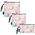 Set of 3 Reusable Storage Bags with Zipper , Food Storage & Bread ...