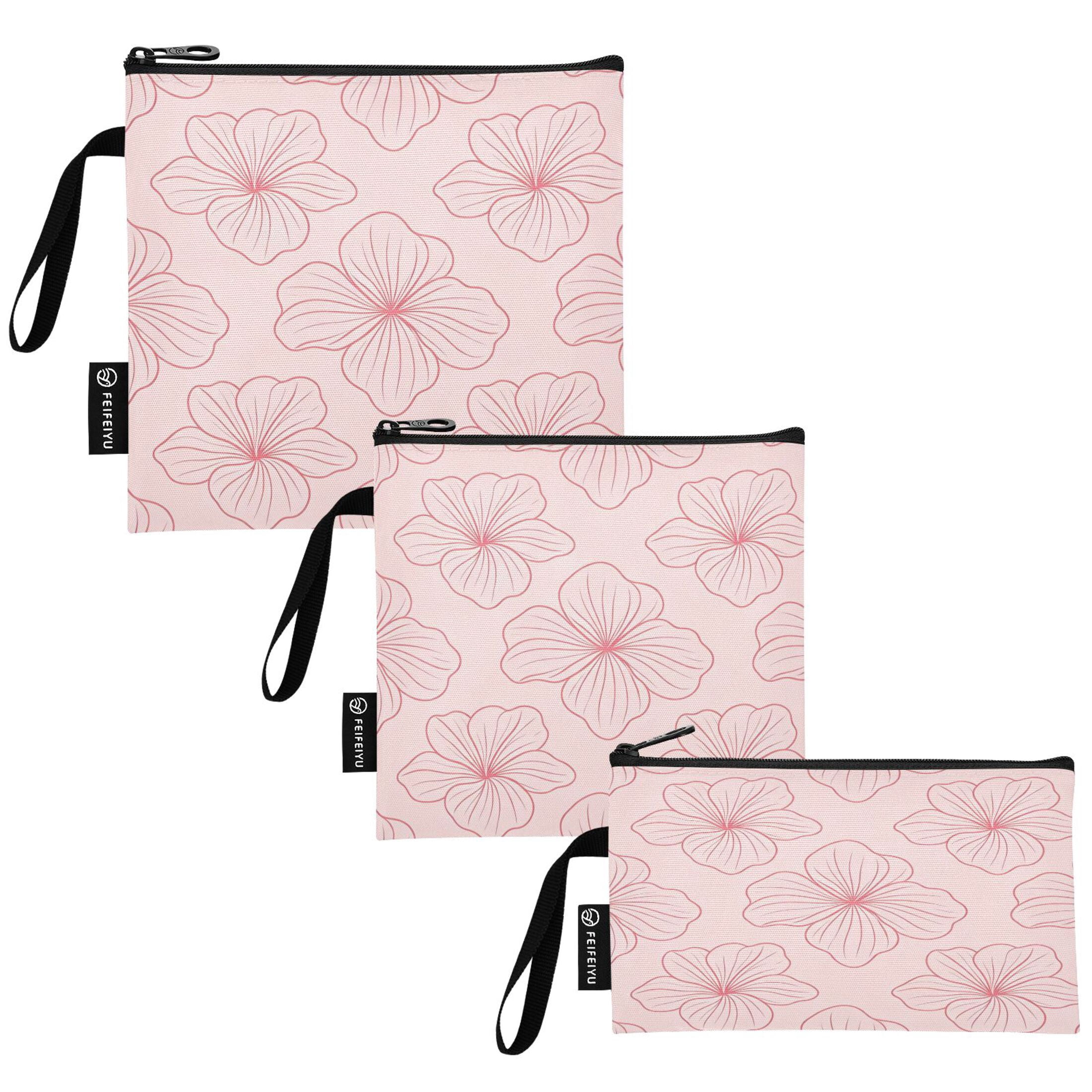 Set of 3 Reusable Storage Bags with Zipper , Food Storage & Bread ...