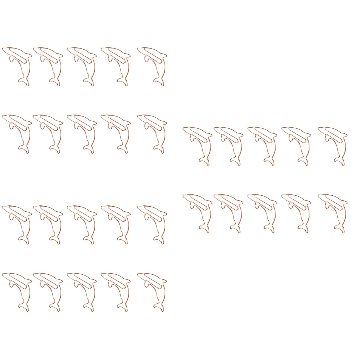 Set of 3 Rig Paper Clips Bookmarks Note Dolphin Shape Student - Walmart.com