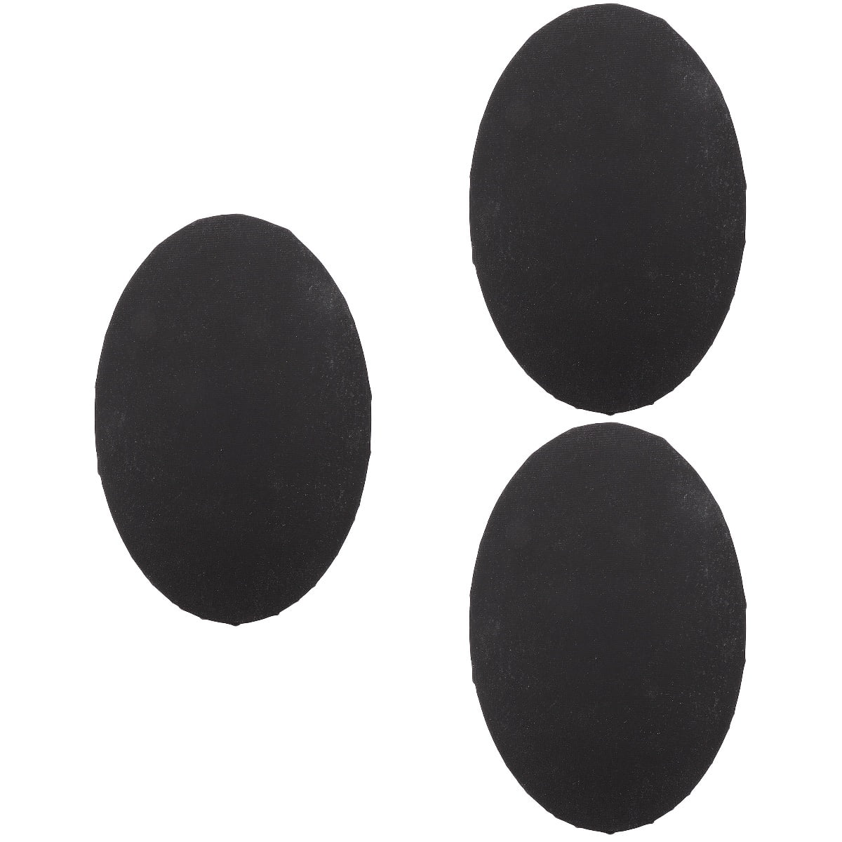 Set of 3 Round Black Frame Large Canvas Boards Poster Sketchpad Frames ...