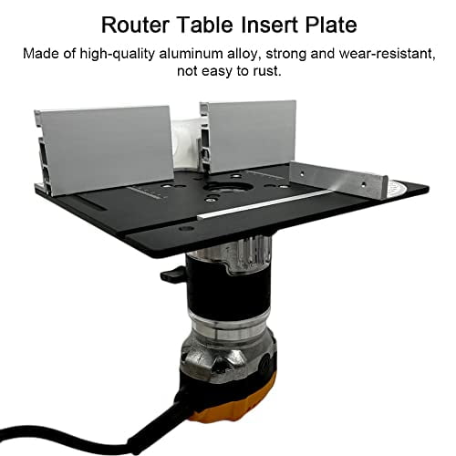 Set of 3 Router Table Insert Plate Aluminum Alloy Wood Milling Flip ...