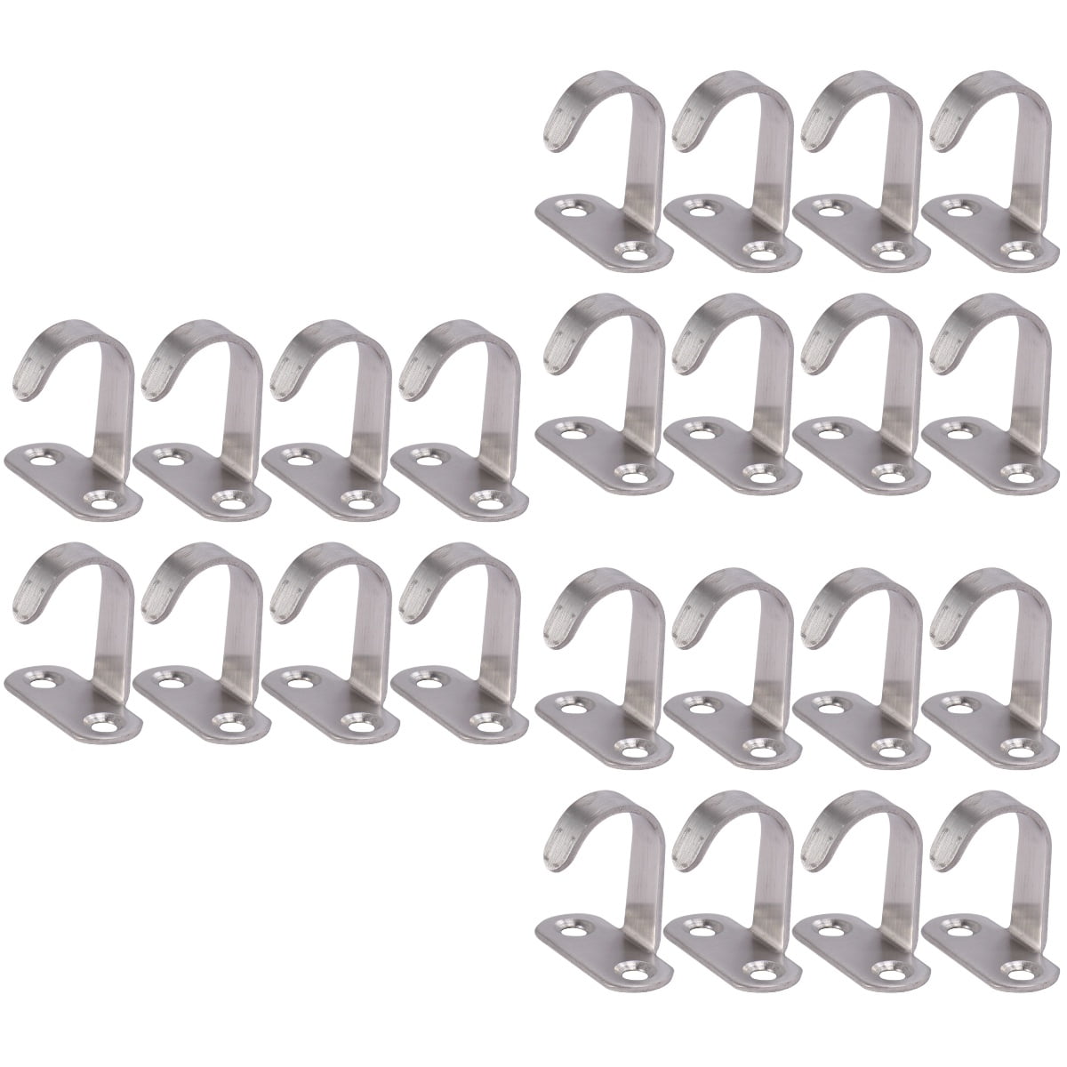 Set of 3 S Hooks for Hanging Simple Hooks 3.3X3X2cm Silver - Walmart.com