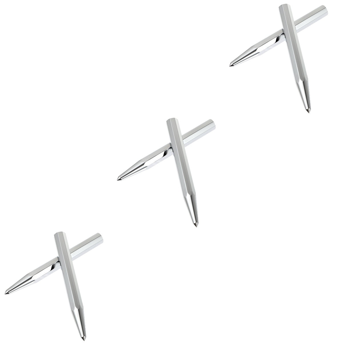 Set of 3 Sample Punching Knockout Press Silver - Walmart.com