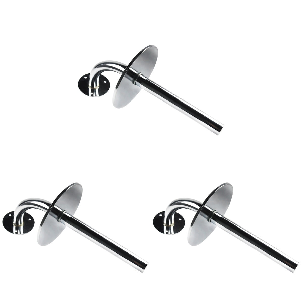 Set of 3 Shopping Bag Bracket Cabinet Padlock Plate Portable - Walmart.com