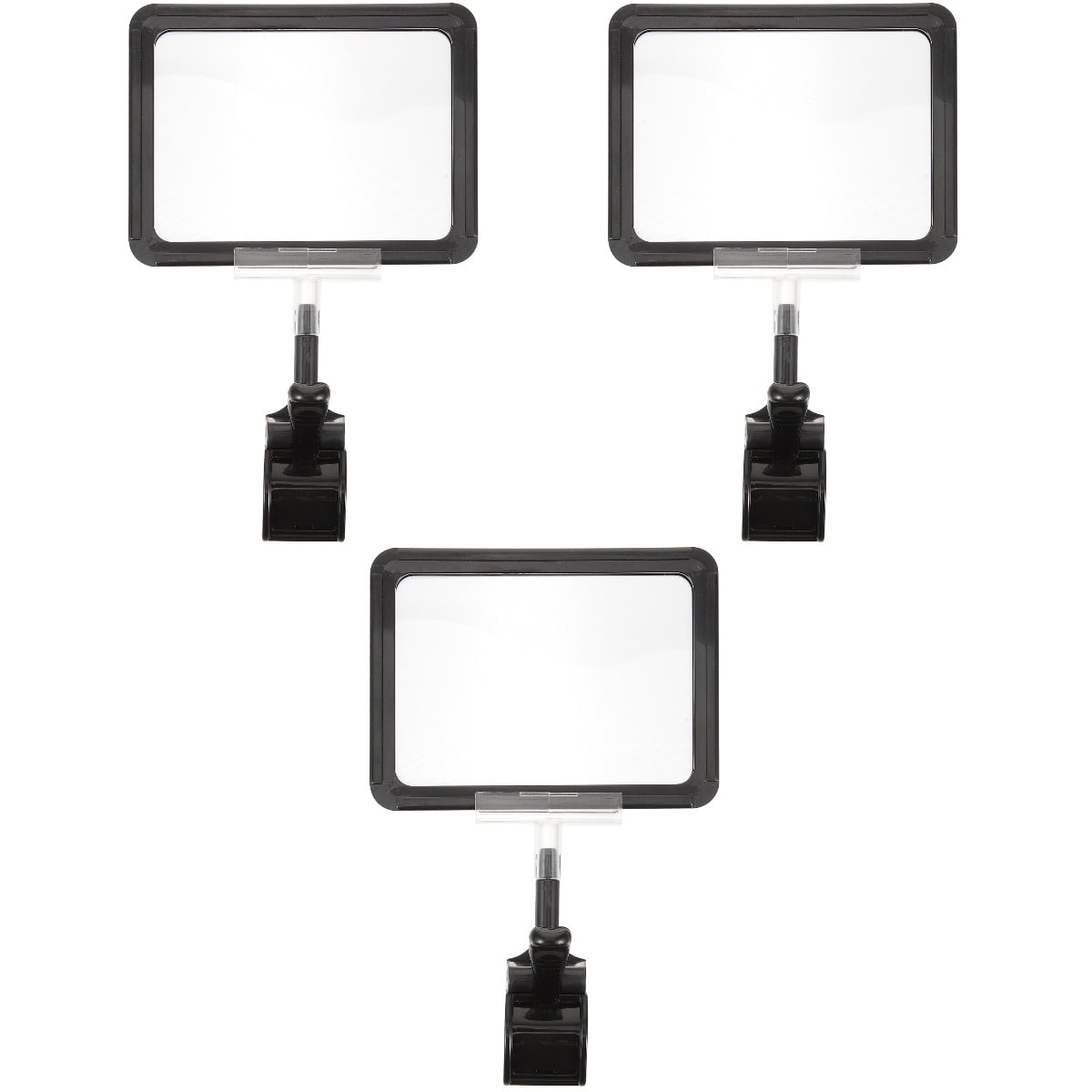 Set of 3 Signage Clip Clip on Sign Holder for Supermarket Practical ...