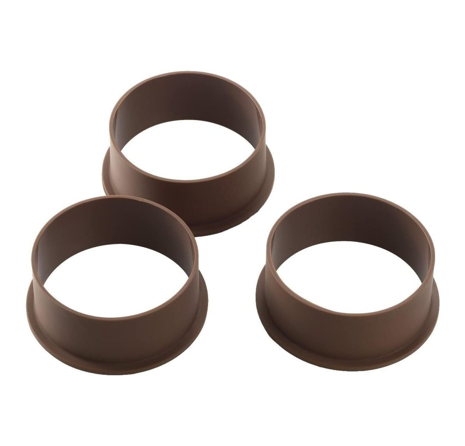 Set of 3 Silicone Cake Rings, Japanese fluffy Souffle Pancake Molds Egg ...