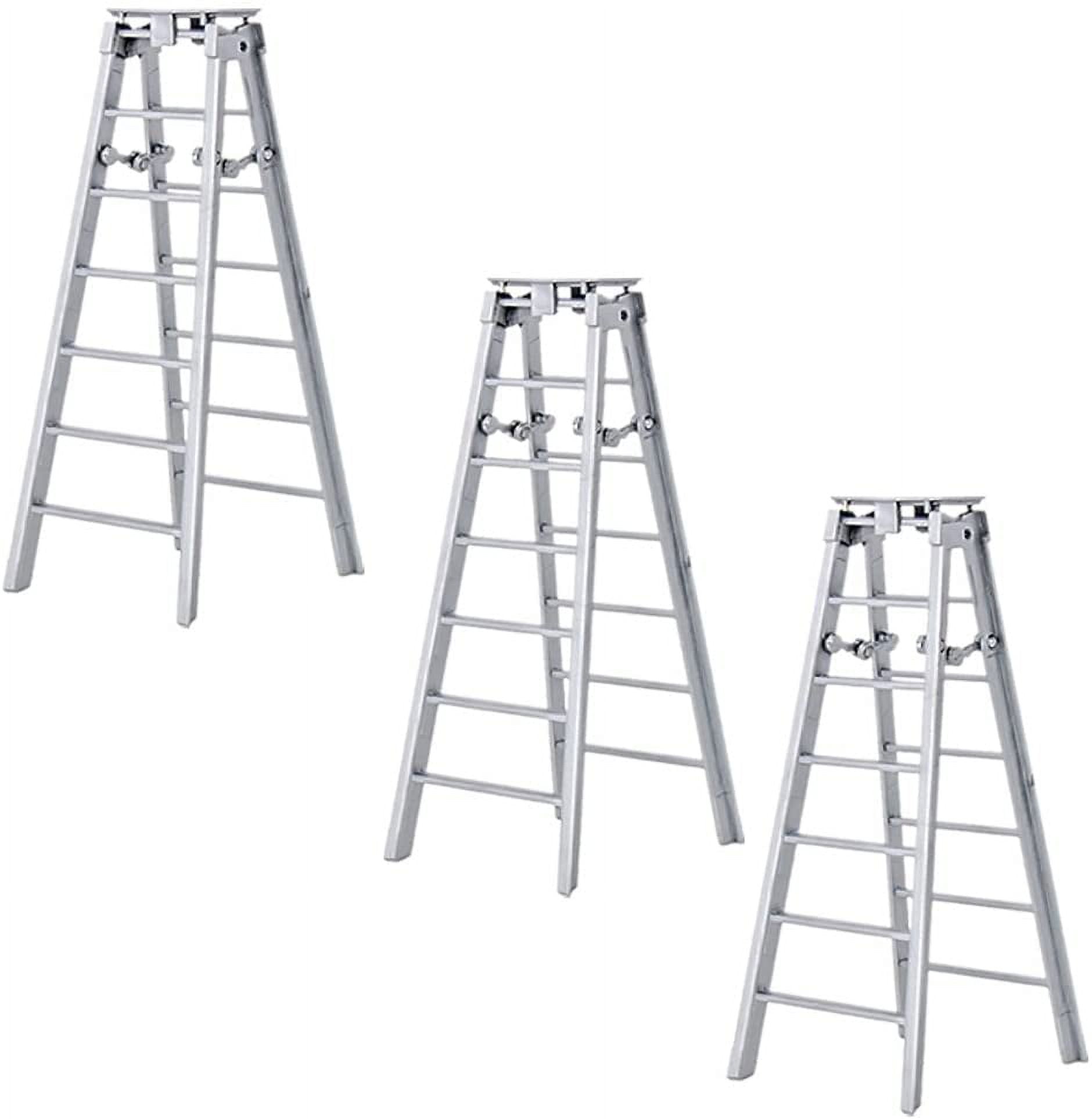 Set of 3 Silver Ladders for WWE & AEW Wrestling Action Figures ...