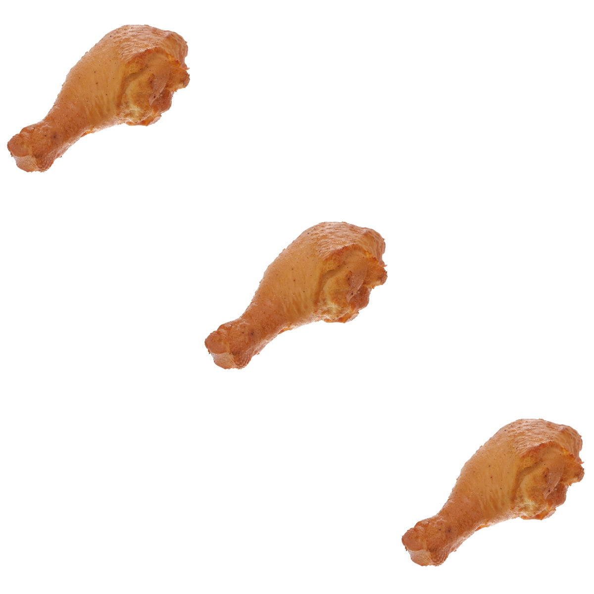 Set of 3 Simulated Food Chicken Drumsticks Thighs Fried Leg Legs Prop ...
