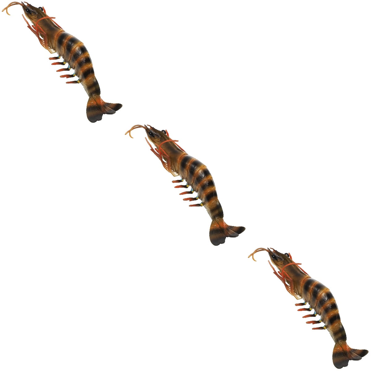 Set of 3 Simulation Shrimp Model Artificial Baby Child - Walmart.com