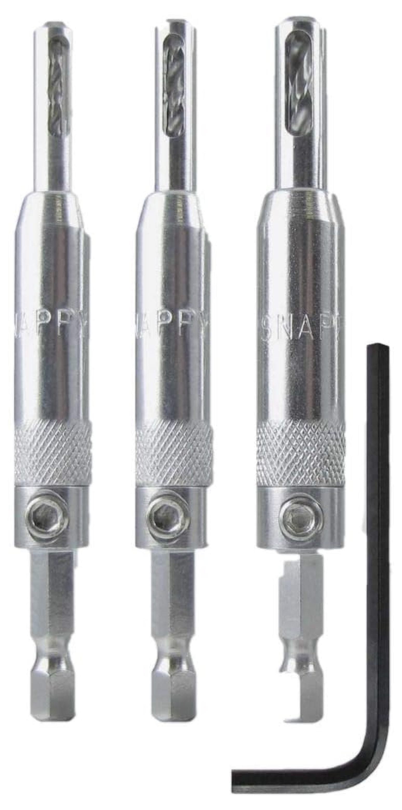 Set of 3 Snappy Tools Hinge Bits - 5/64", 7/64", 9/64" Spring Loaded ...