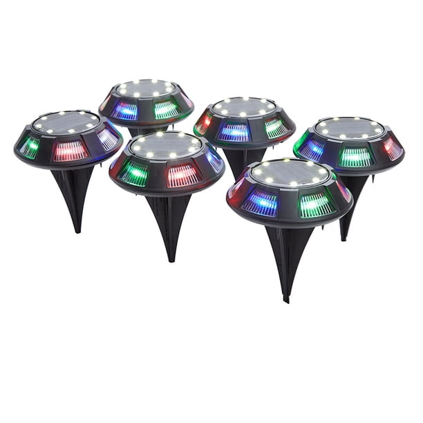 Set of 3 Solar Deck Lights - Walmart Business Supplies