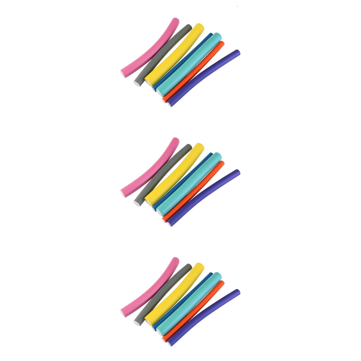 Set of 3 Spiral Rods Curling Without Wand Rollers - Walmart.com