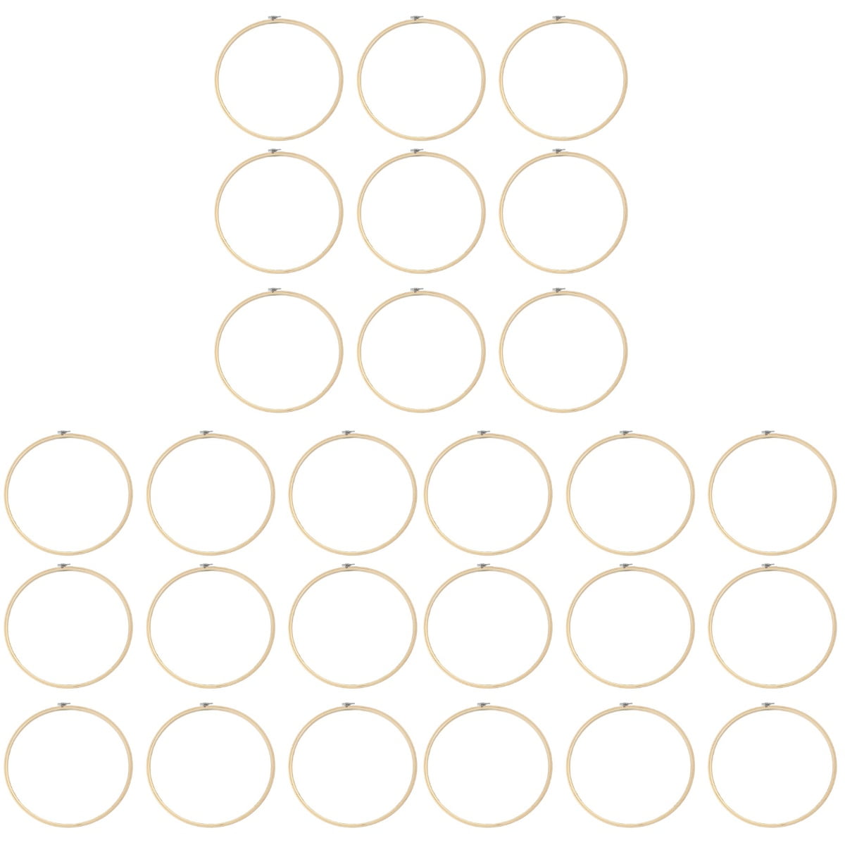 Set of 3 Square Embroidery Frame Sewing Machine Kit Fabric Painting ...