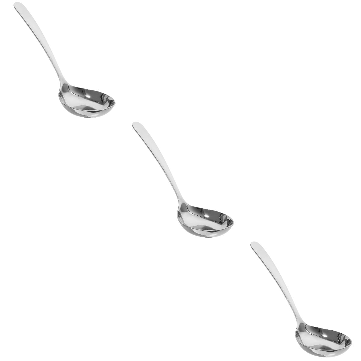 REOFLYUP Serving Spoon Smooth Surface 3Pcs 9.3X2.8X0.7In For Parties ...