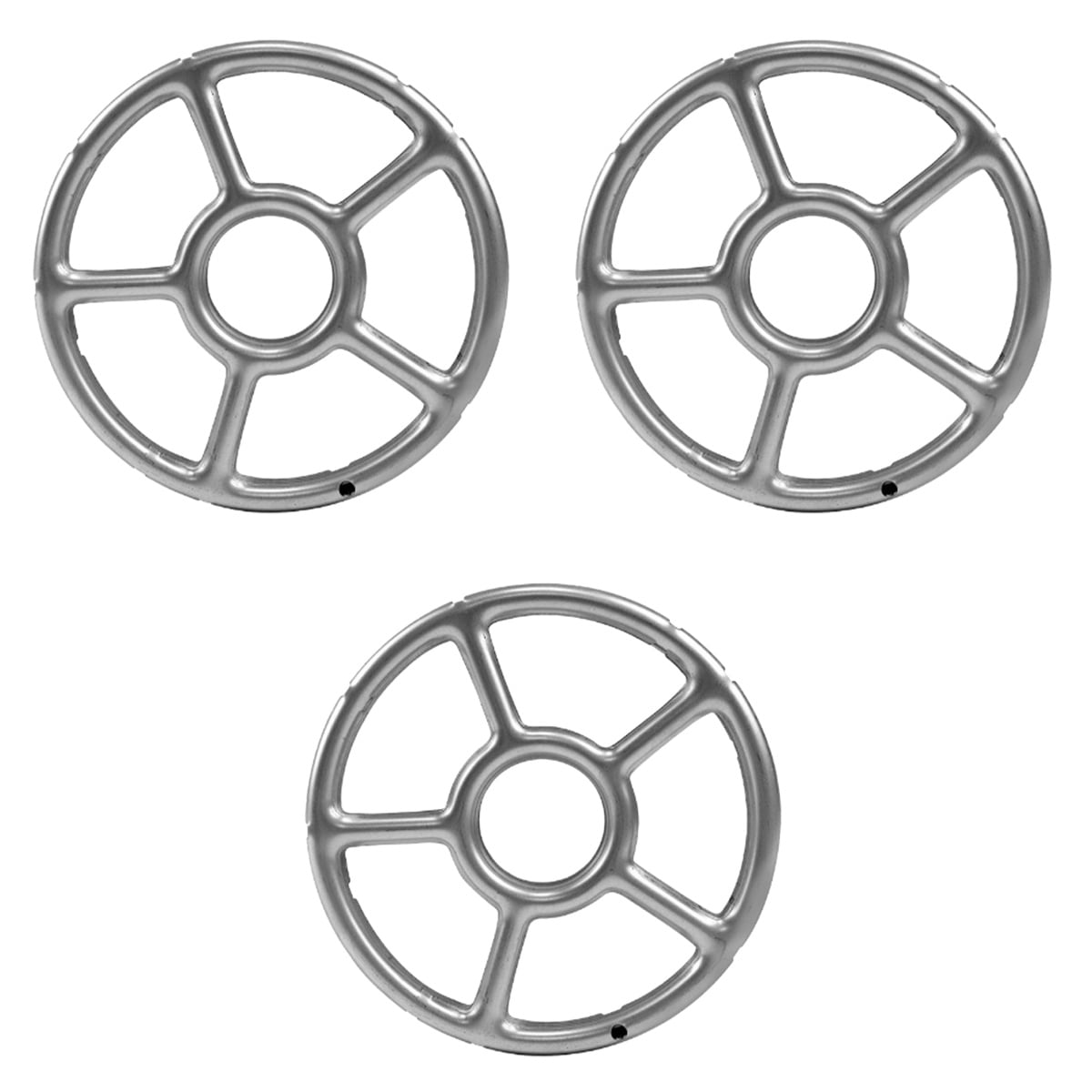 Set of 3 Stove Metal Stand Gas Racks Wok Burner Ring Silver - Walmart.com
