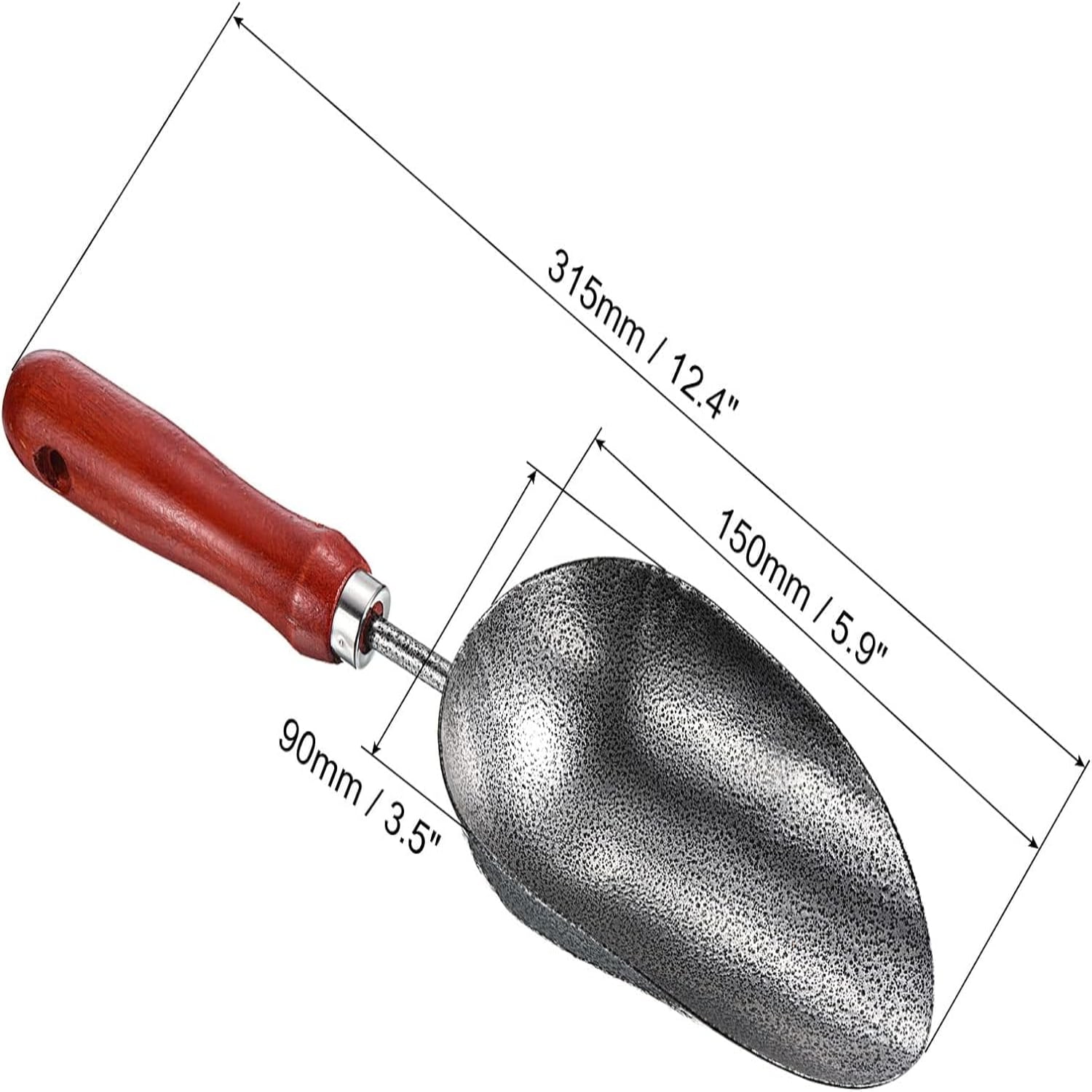 Set of 3 Sturdy Durable 12 Inch Garden Trowels - Bend-Proof Gardening ...