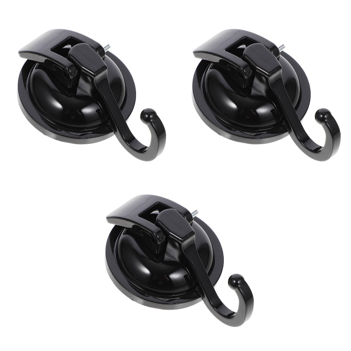 Set of 3 Suction Cup Hook Home Glass Heavy Duty Clothes Rack Coat ...