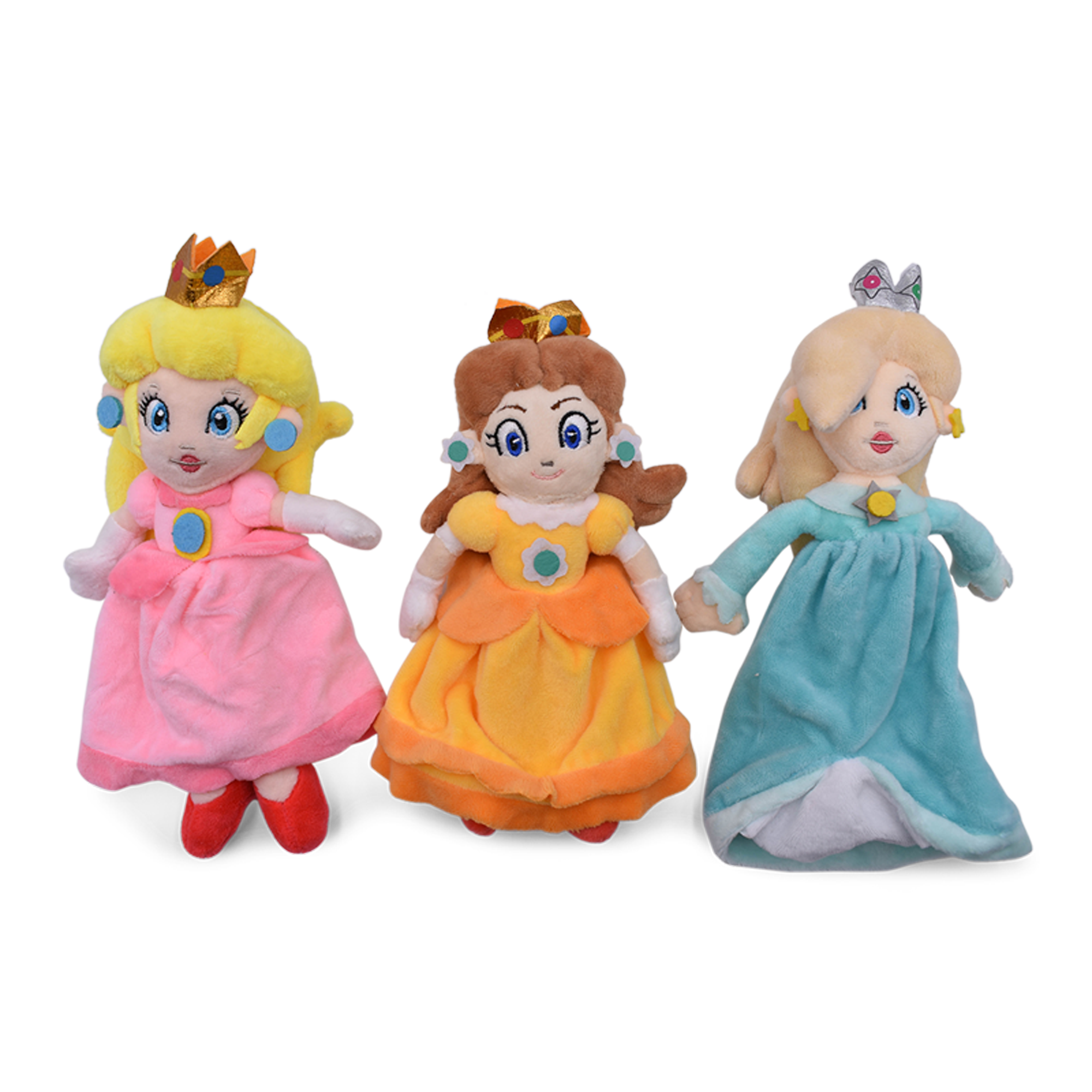 Set of 3 Super Maro 8" Peach Daisy Pauline Princess Plushies, Stuffed ...