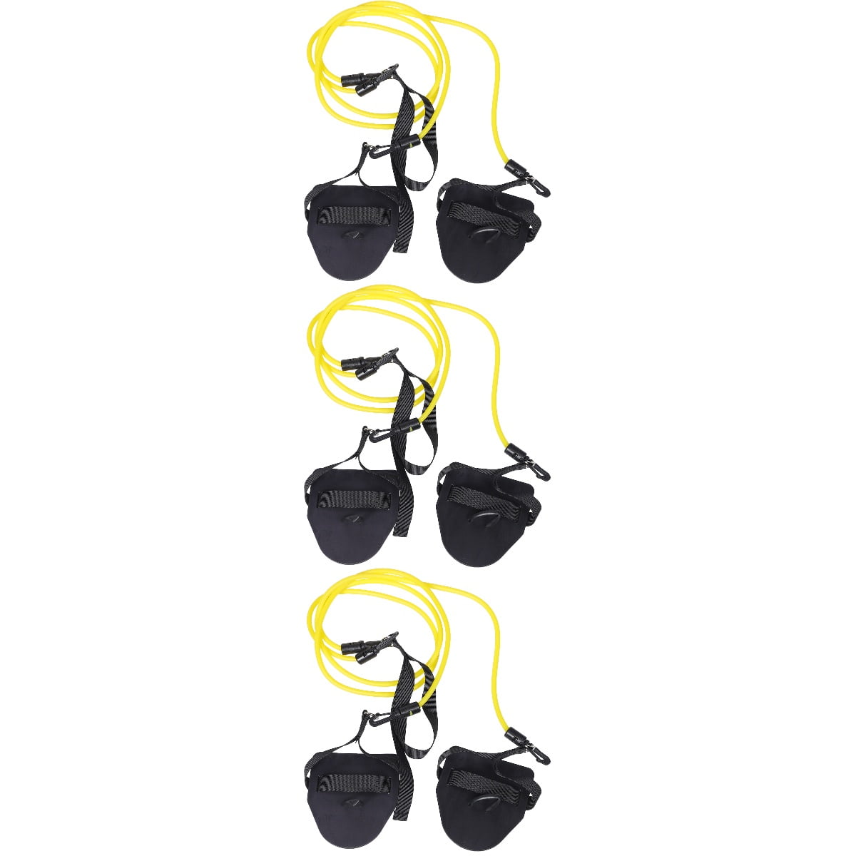 Set of 3 Swimming Resistance Band Swim Bungee Belt Swim Trainer Swim ...