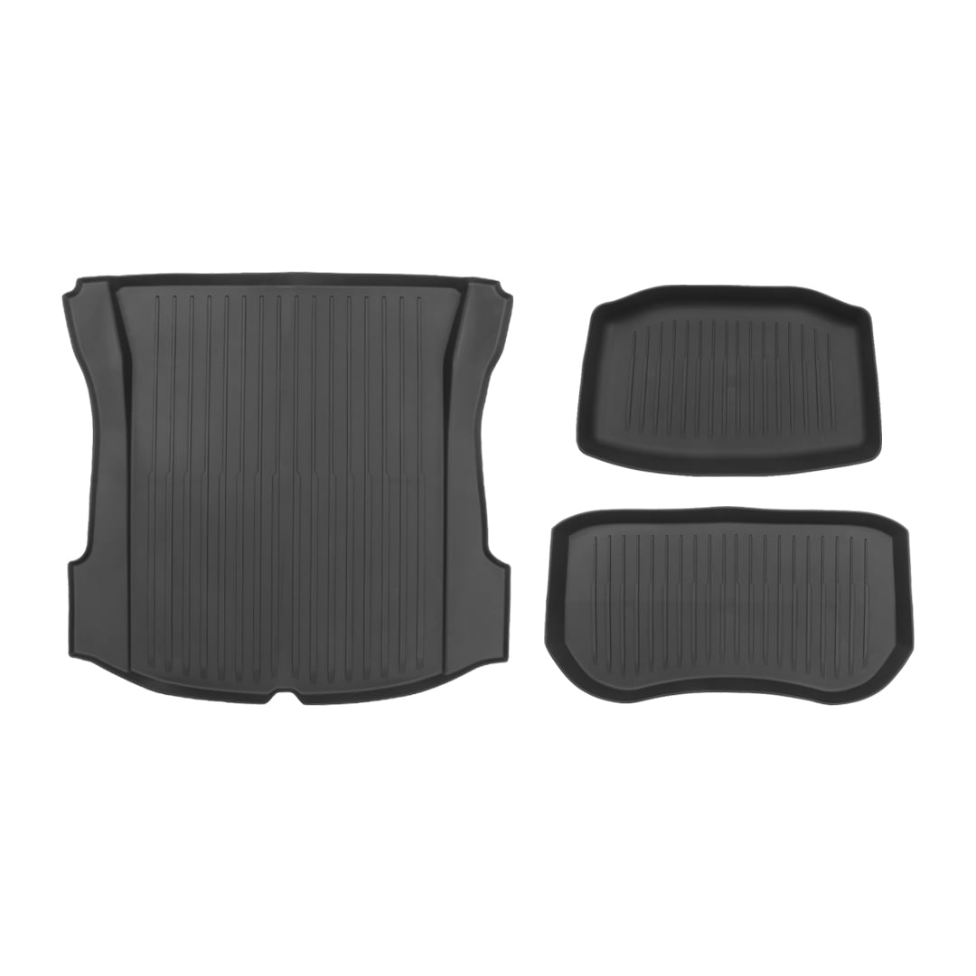 Set of 3 TPE Trunk Mat - Rear Storage Mat - Cargo Liner For 2021-2023 ...