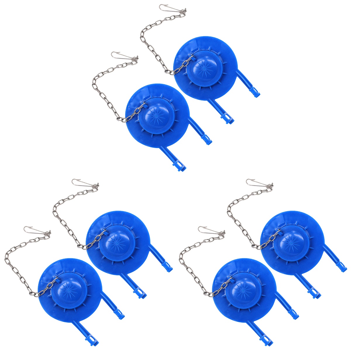 Set of 3 Tank Toilet Seat Buffers Single Row Drain Accessory - Walmart.com