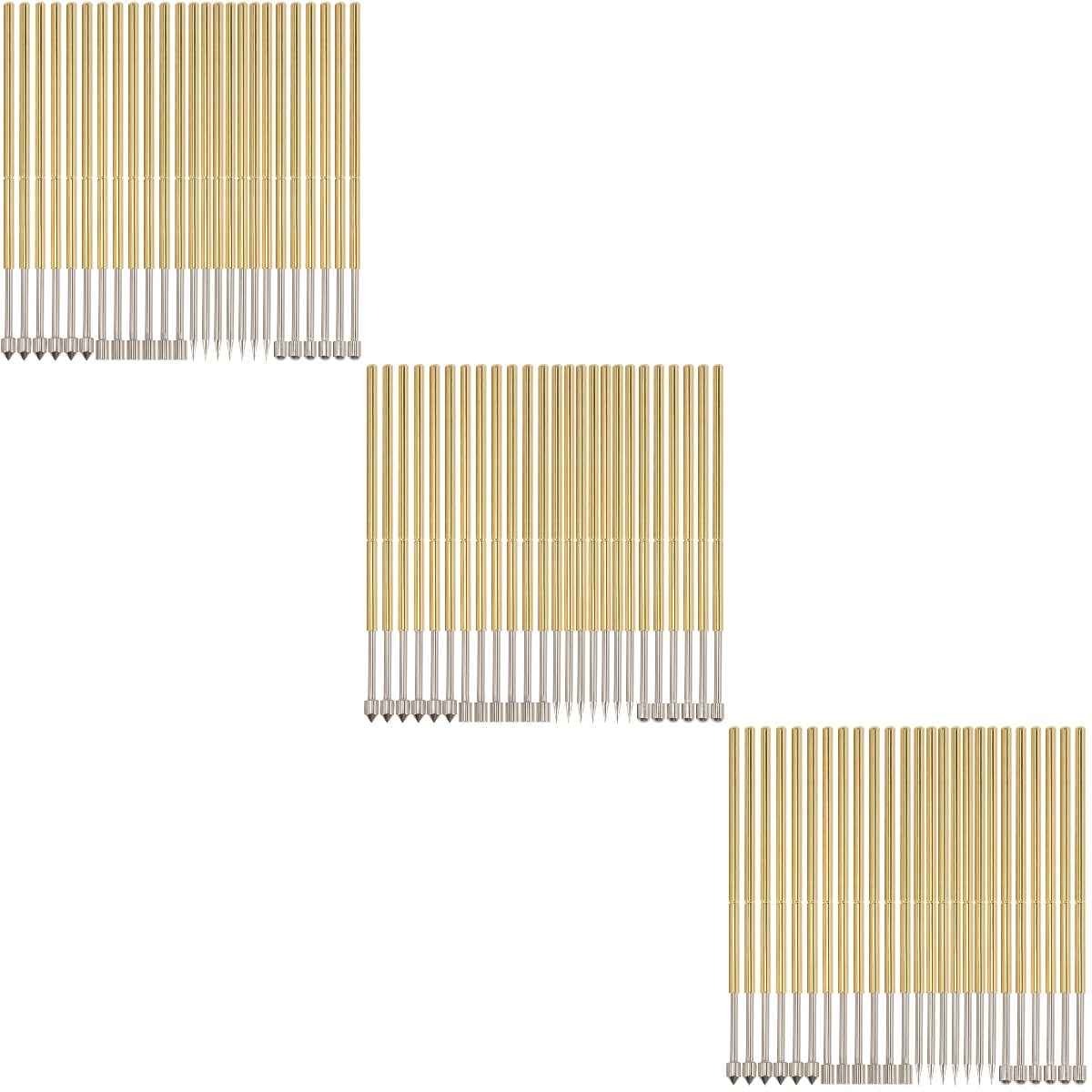 Set of 3 Test Needle Probe Meter Machine Gold Tester Golden - Walmart.com