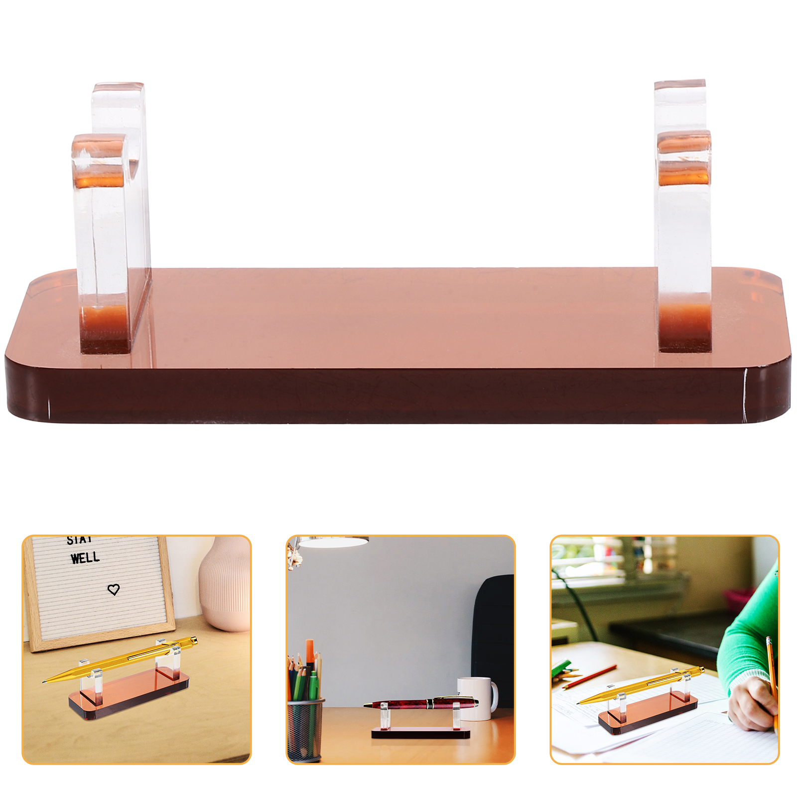 Set of 3 The Card Counter Pen Stand Display Marker Holder Office ...