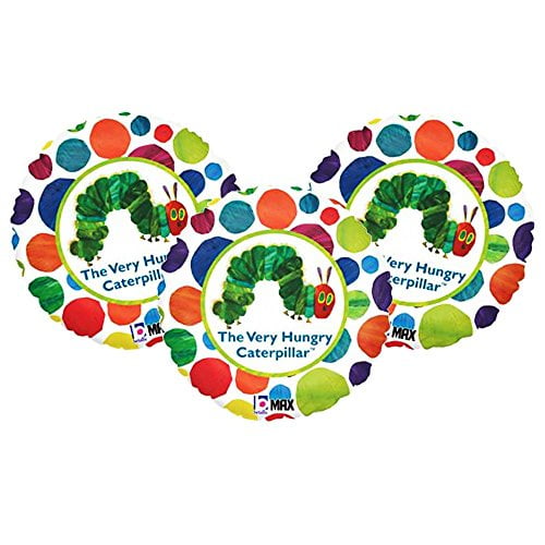 Set of 3 The Very Hungry Caterpillar Eric Carle 18 Foil Party Balloons ...