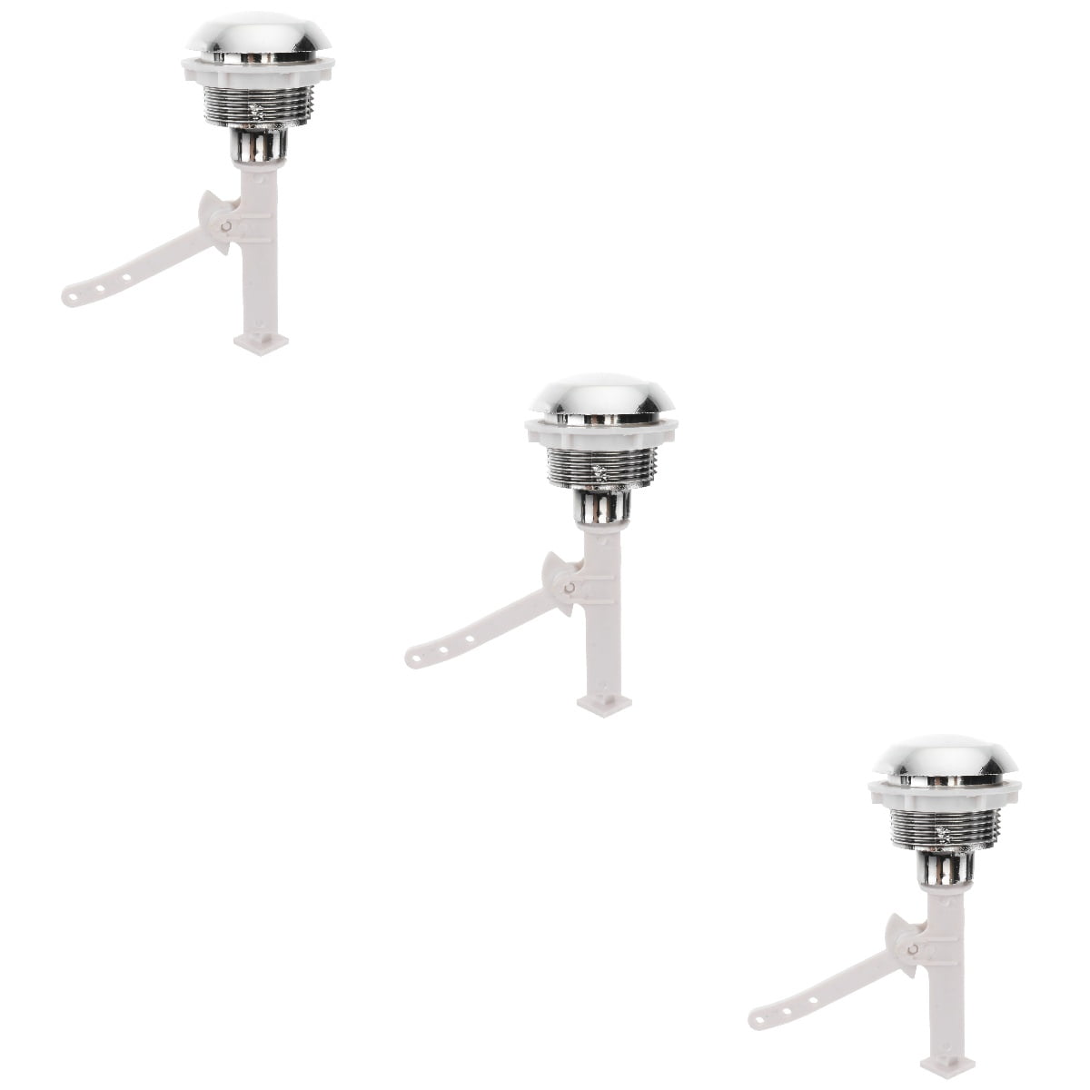 Set of 3 Toilet Repair Practical Toilet Water Tank Push Button Toilet ...